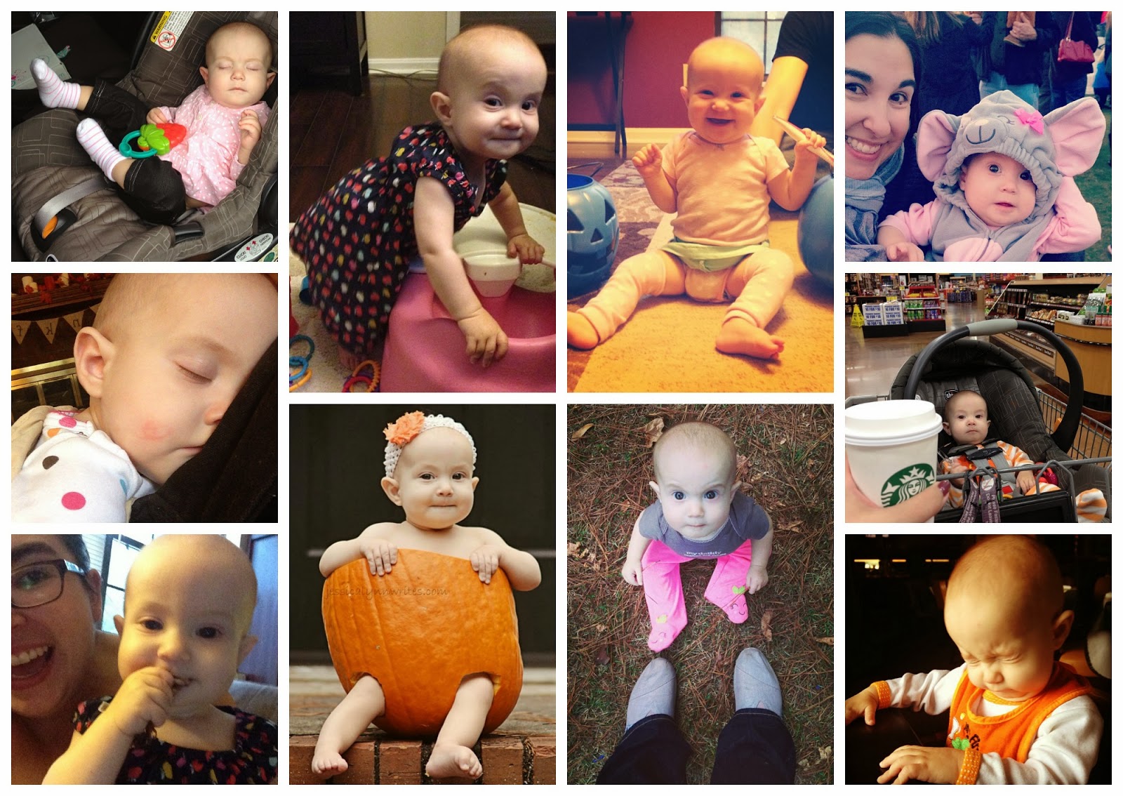 Julia Grace {months eight and nine} • Jessica Lynn Writes