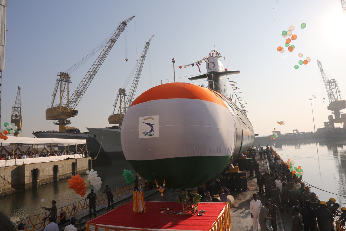 Asian Defence News: Indian Navy - INS Khanderi....Second of the Project ...