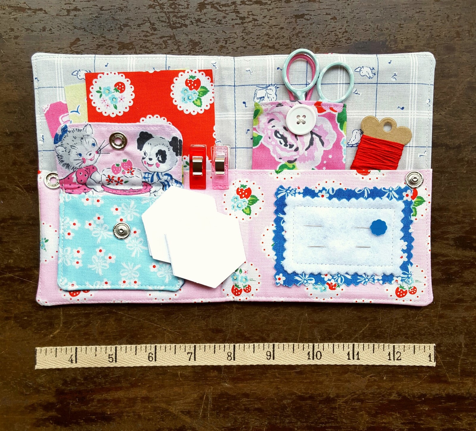 Fabric Mutt: Strawberry Biscuit Sewing Kit