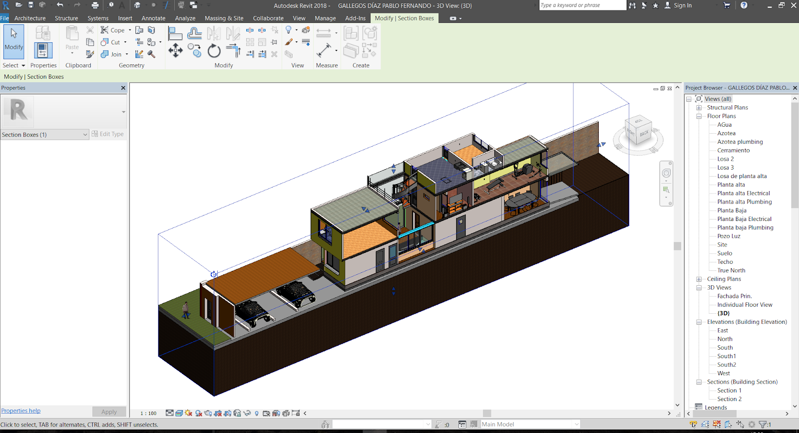 CÓMO USAR LA CAJA DE SECCIÓN (SECTION BOX) EN REVIT ~ BIM_PROG