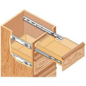 harga rel laci biasa untuk slorokan untuk kitchen set lemari dan meja