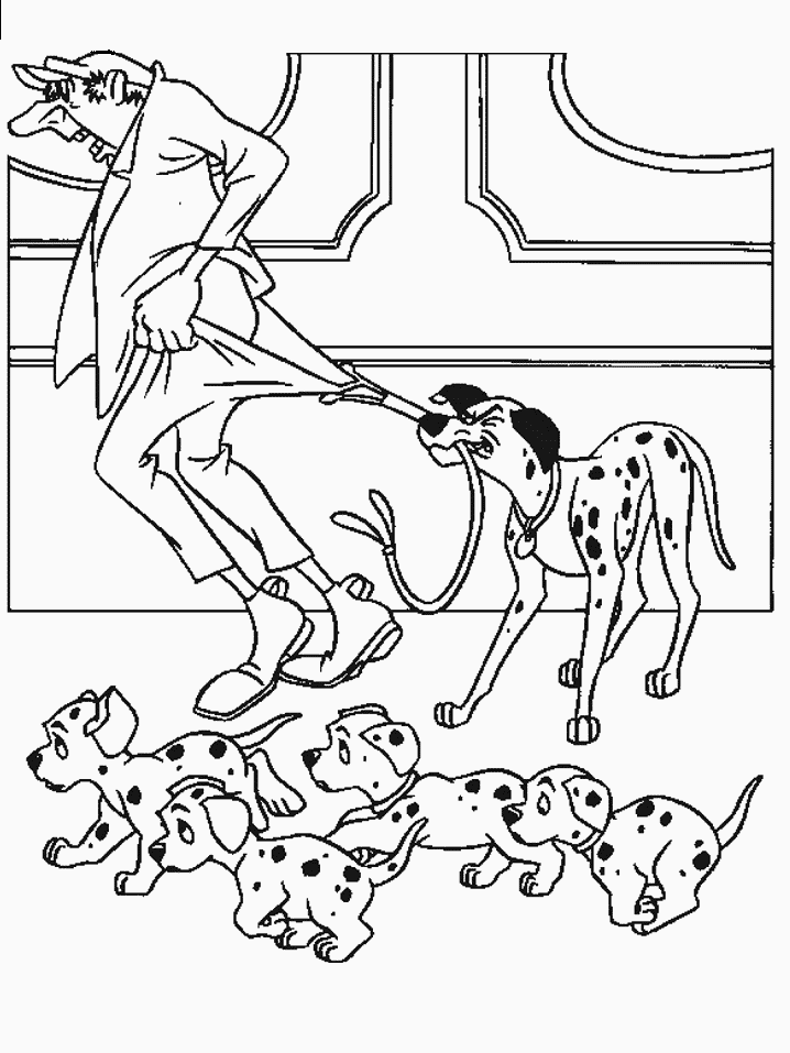 Dibujos para colorear. Maestra de Infantil y Primaria.: 101 Dalmatians Coloring pages. Coloriage ...