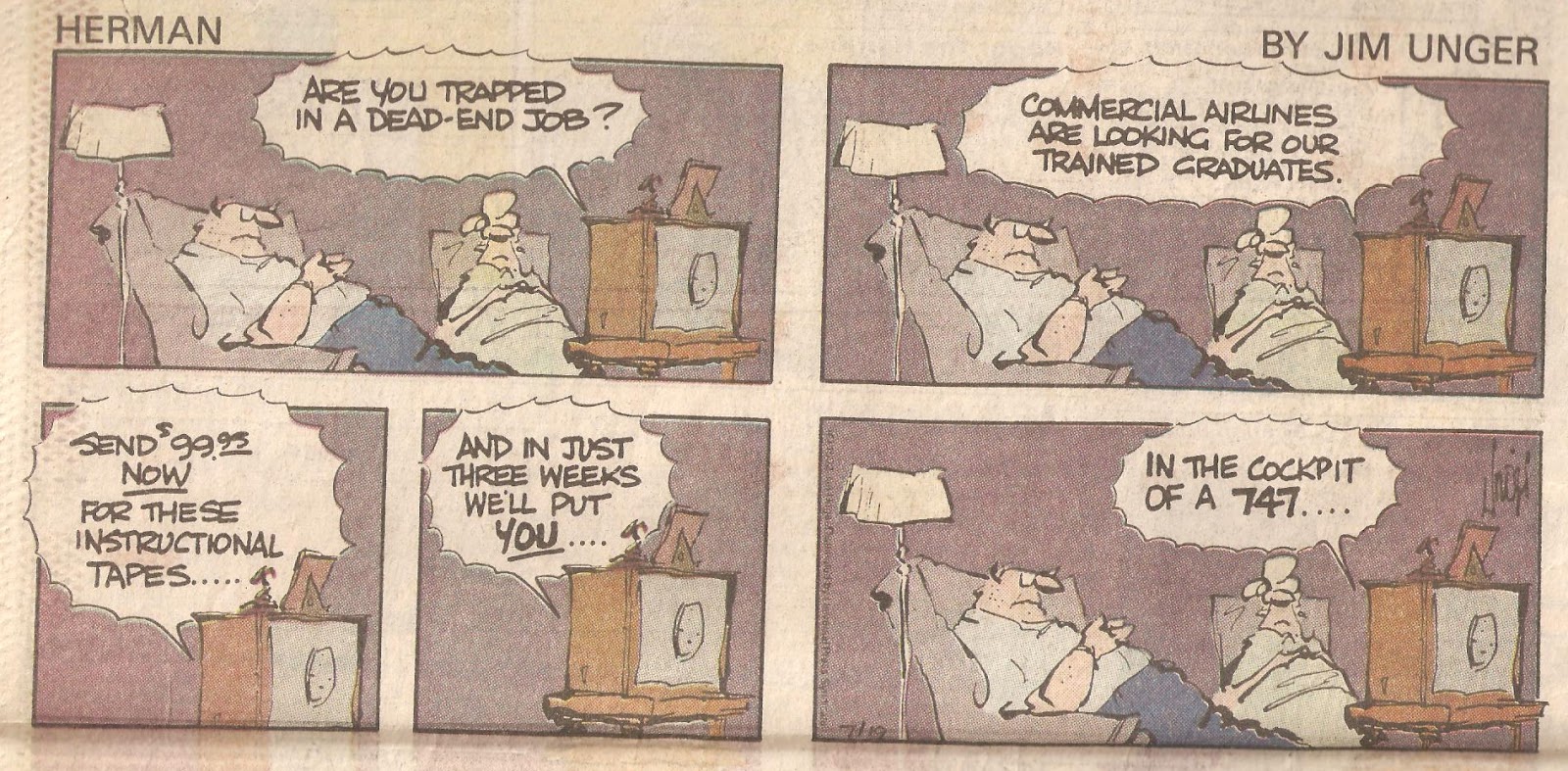 Sunday Comics Debt: Herman's Last Week