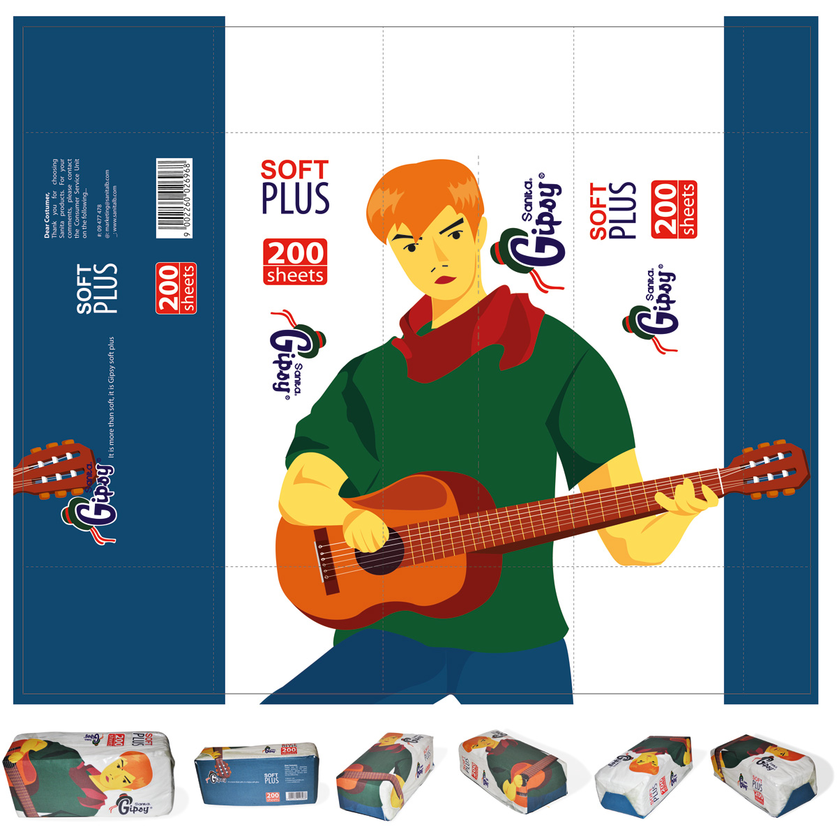 Lebanese University Graphic Design Works: "Liban Pack" Contest