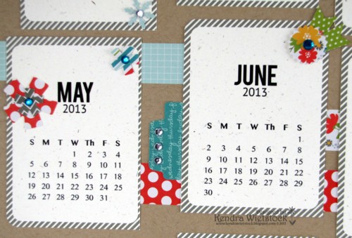 Kendra's Paper Creations: At-A-Glance Studio Calendar