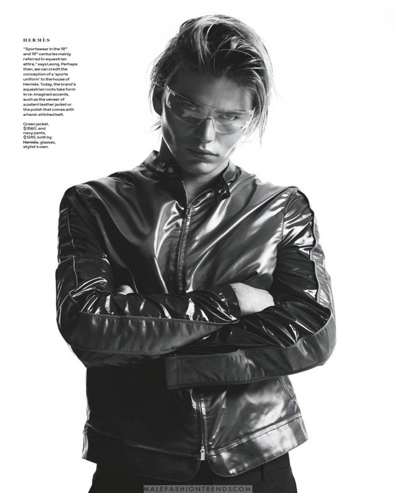 Jordan Barrett para GQ Australia por Jesse Lizotte