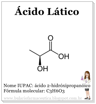 Bulário da Farmacêutica Curiosa: ÁCIDO LÁTICO