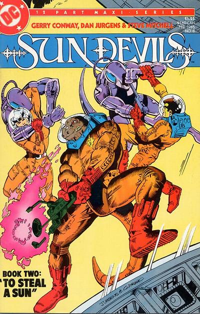 DC Comics of the 1980s: 1985 - Anatomy of a cover - Sun Devils #8