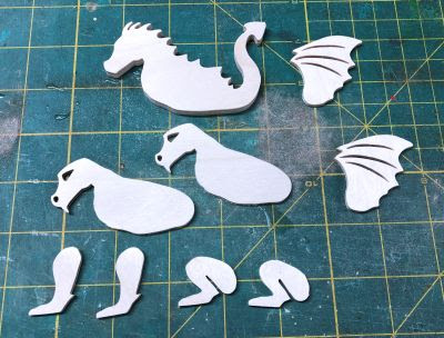 Scrollsaw Workshop: Dragon and Sword Box Scroll Saw Pattern.
