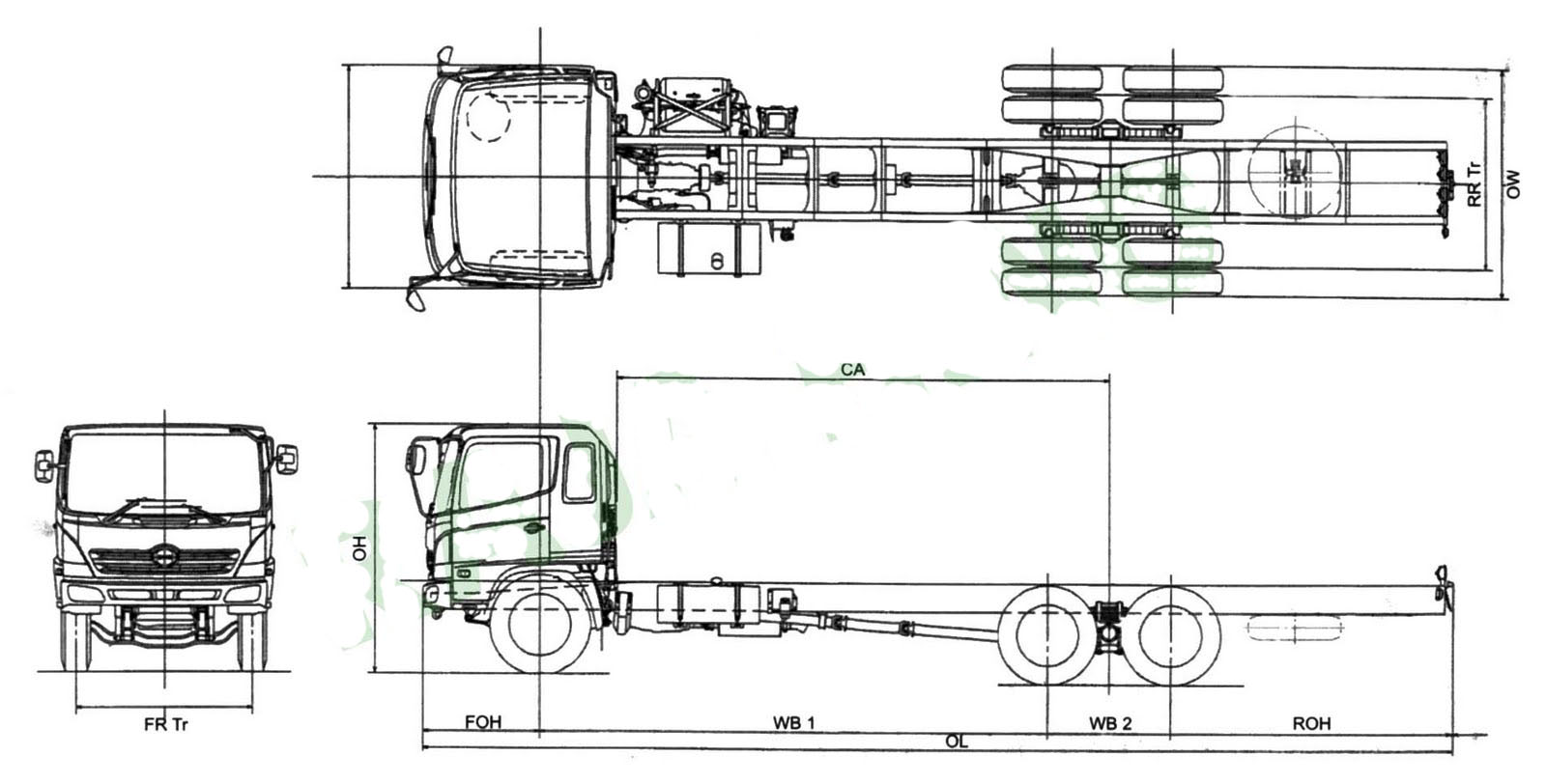Dimensi Truk Trailer 40 Feet - Perumperindo.co.id