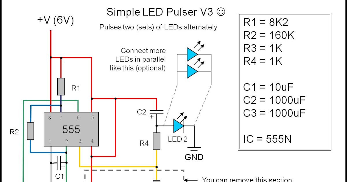The Ad Lab: Multiple LED pulsing via a 555 timer