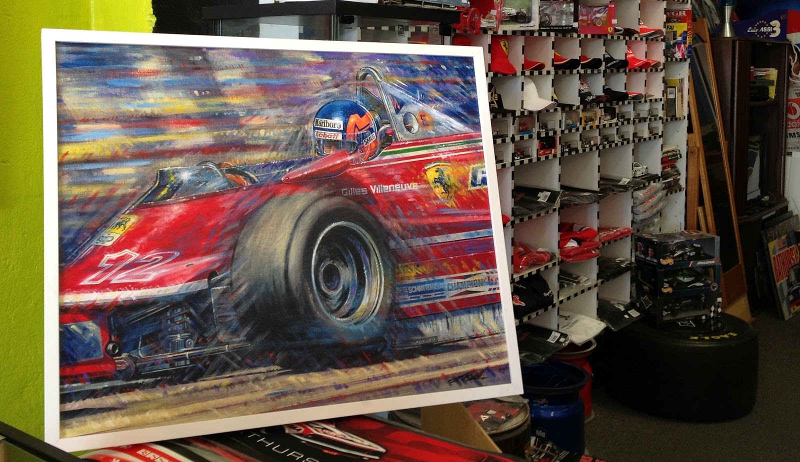 Greg McNeill Art: Greg McNeill Art at The Motorsport Shop, Sydney