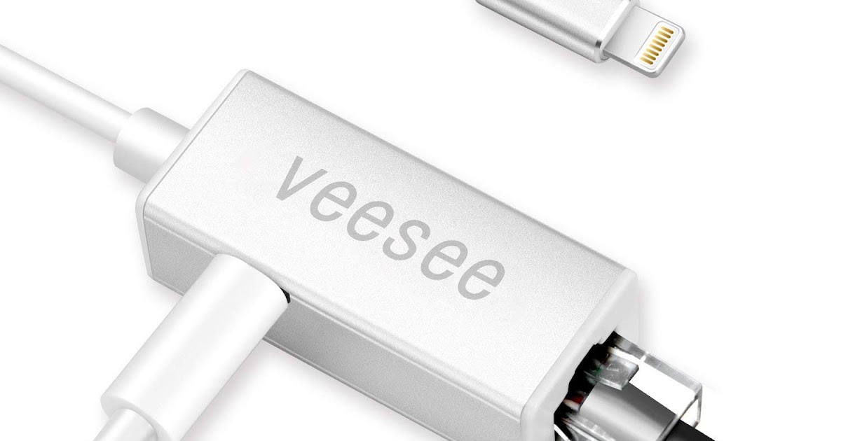 デジタルガジェット備忘録: 【VeeSee】Lightning接続の有線LANアダプタ