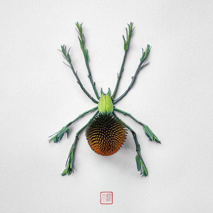 [PHOTOGRAPHY] This Artist Creates Insects out of Flowers and I Think I ...