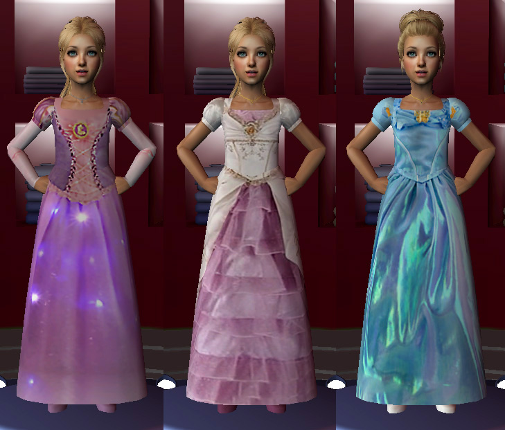 Birdgurl's Sims 2 Creations: Child Female Halloween Costume Collection 6