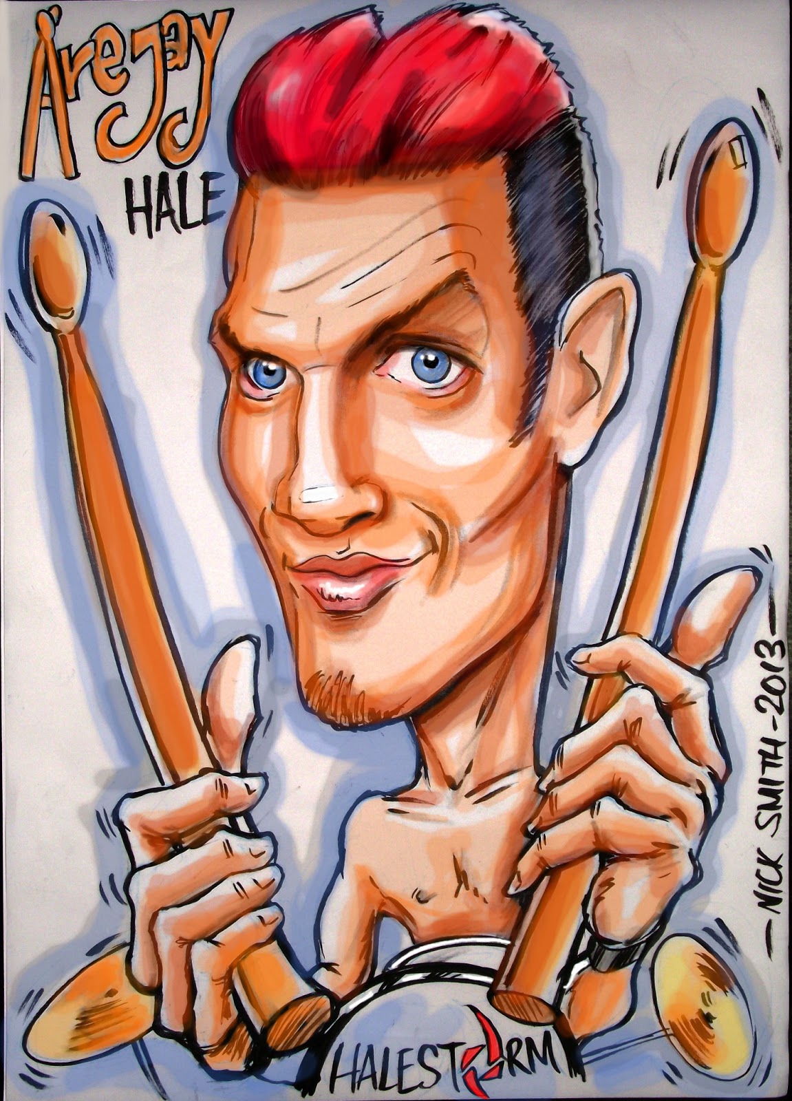 Inky Blinky Blog: Arejay Hale - Halestorm