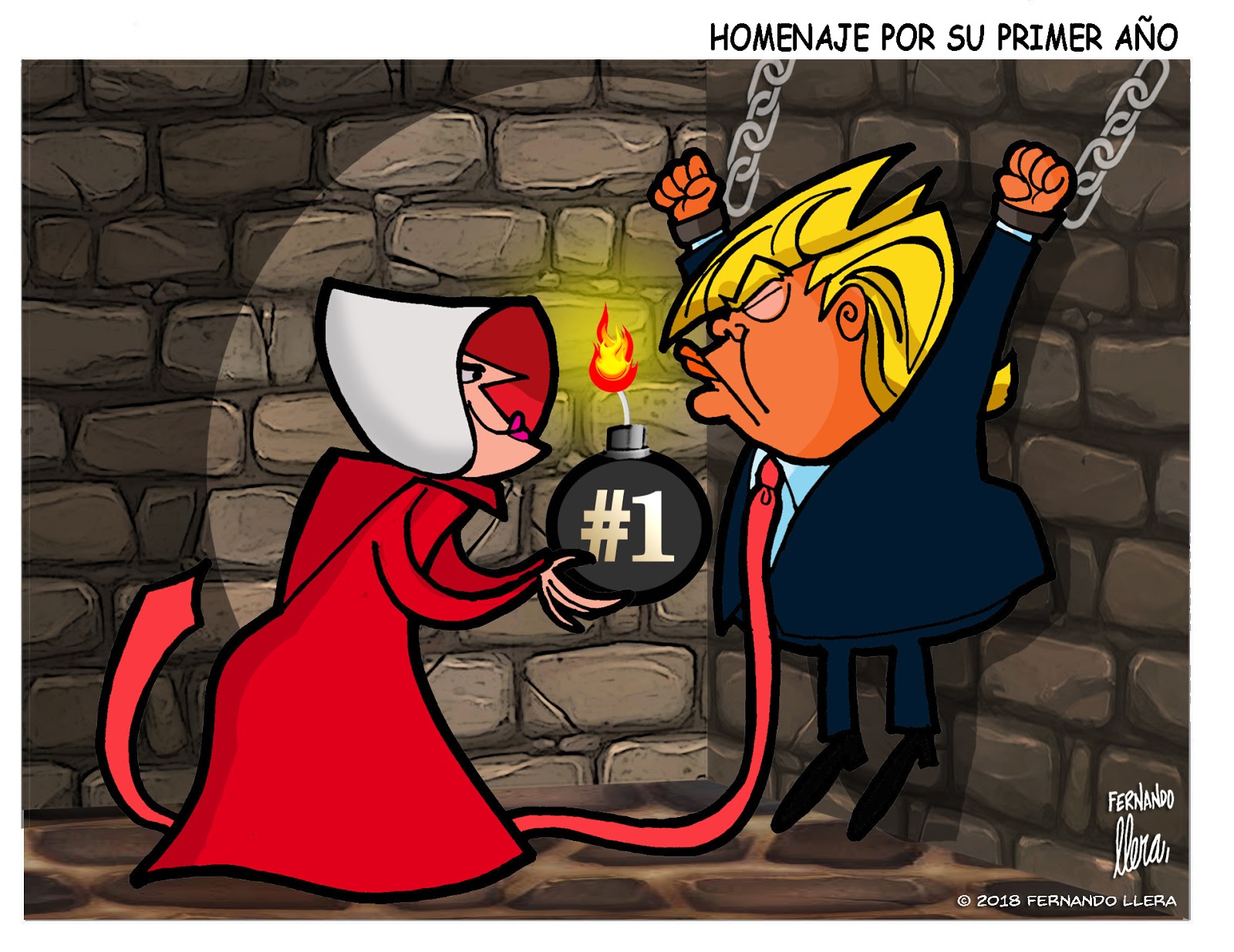 Fernando Llera Blog Cartoons: ‘Handmaid’s Tale’ Outfits at Women’s ...