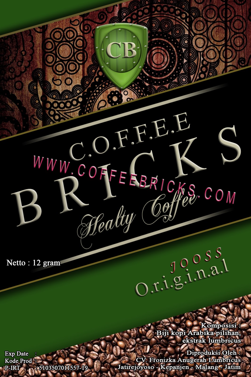 Coffee Bricks Store: Coffee Bricks Original Jooss