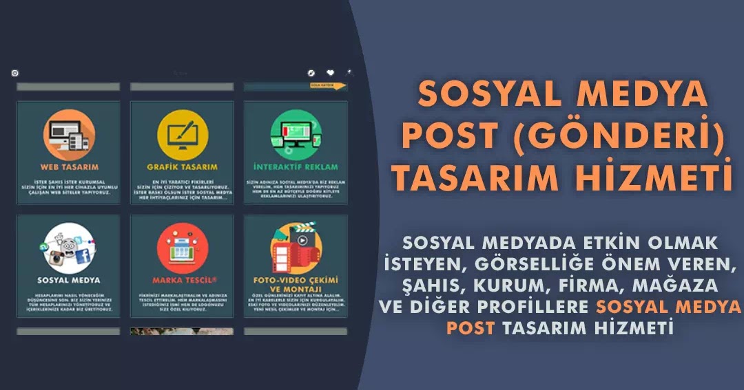 Sosyal Medya Post (Gönderi) Tasarım Hizmeti | Serkan Çelik - Görsel ... Sosyal Medya Post (Gönderi) Tasarım Hizmeti | Serkan Çelik - Görsel ...