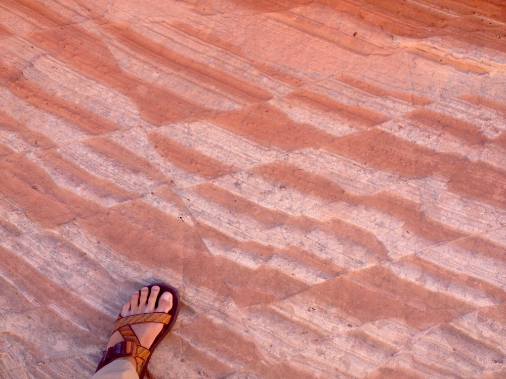Earthly Musings - My Travel and Geology Blog: Filming at a Sandstone ...