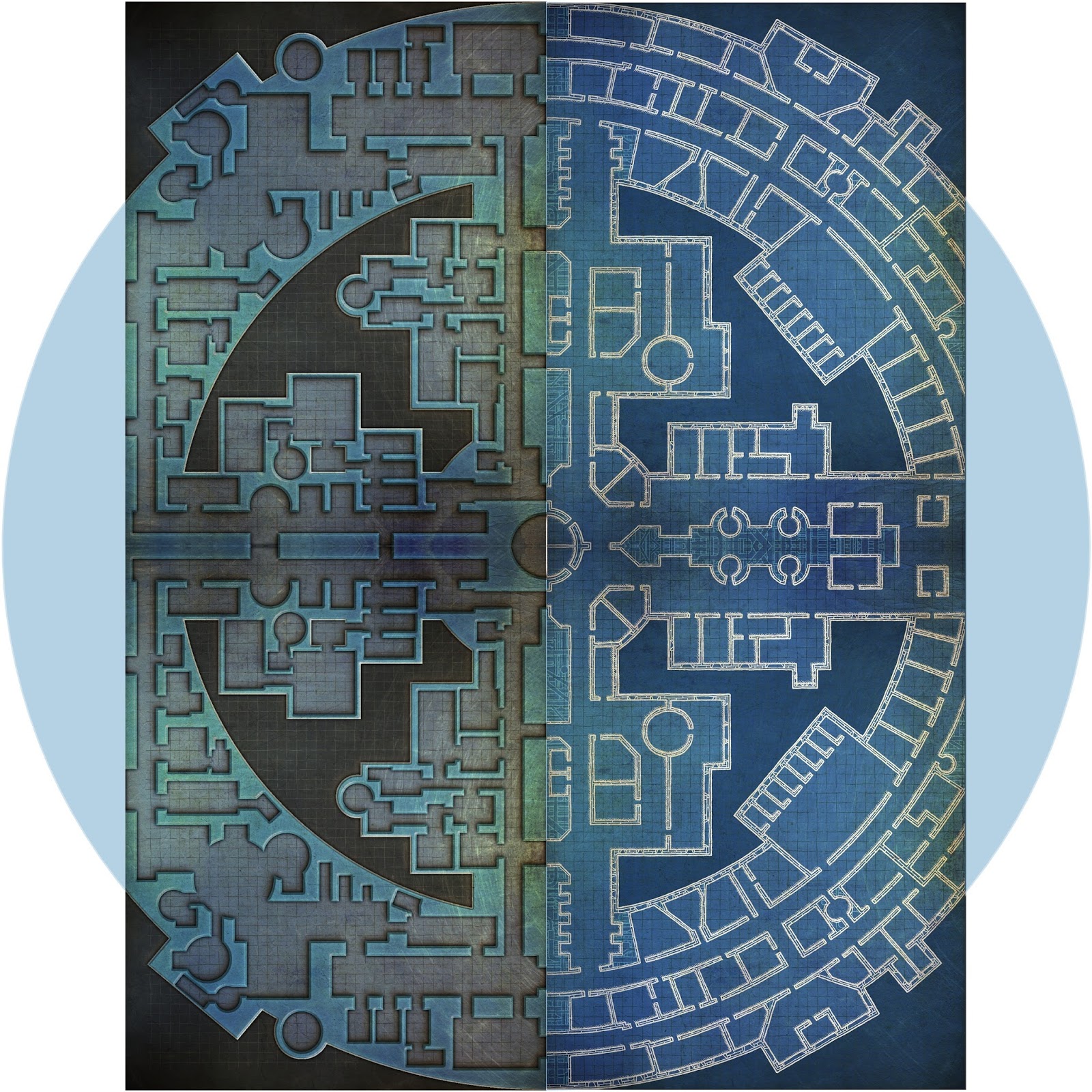 Venger's old school gaming blog: Alpha Blue maps