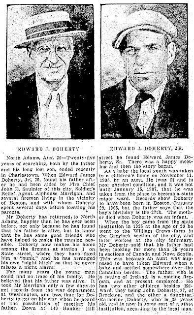AnceStory Archives: Edward James Doherty SR and JR Reunited after 25 ...