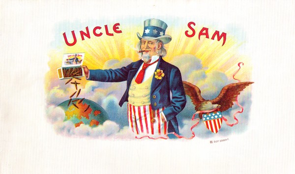 MemoriesandMiscellany: Uncle Sam and Cigars: Puffing on Patriotism