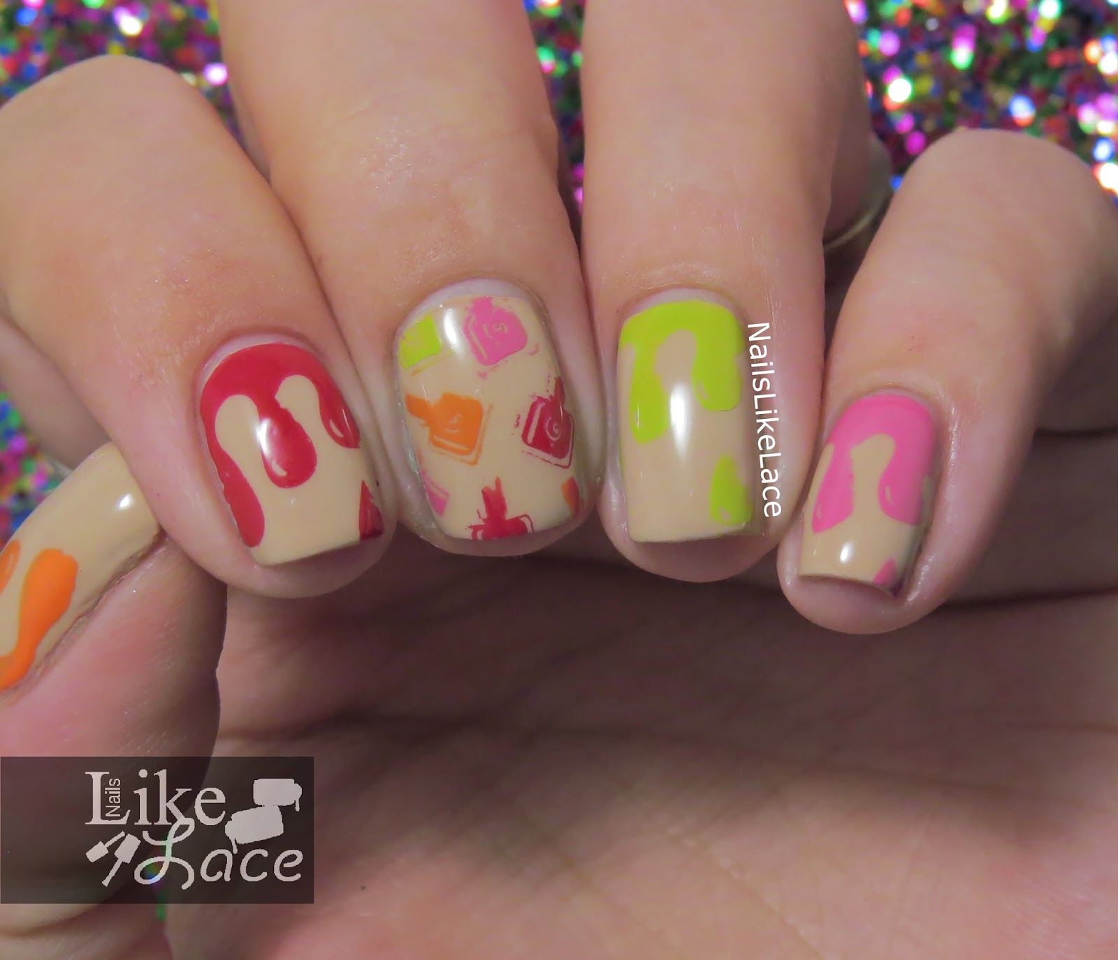 NailsLikeLace: Nails Dripping in Polish