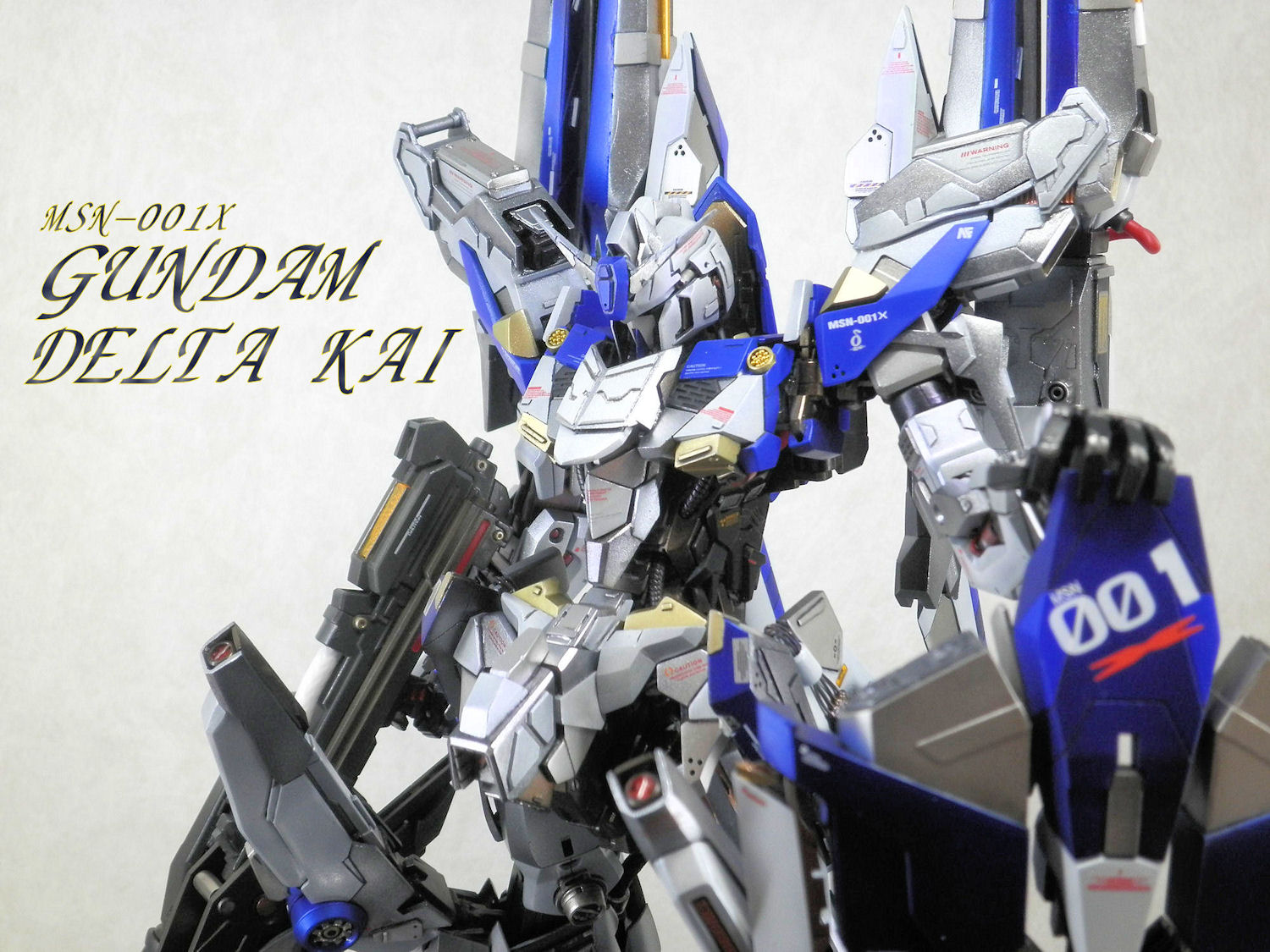 Custom Build: MG 1/100 Delta Plus "Gundam Delta Kai ver. Kobaruto ...