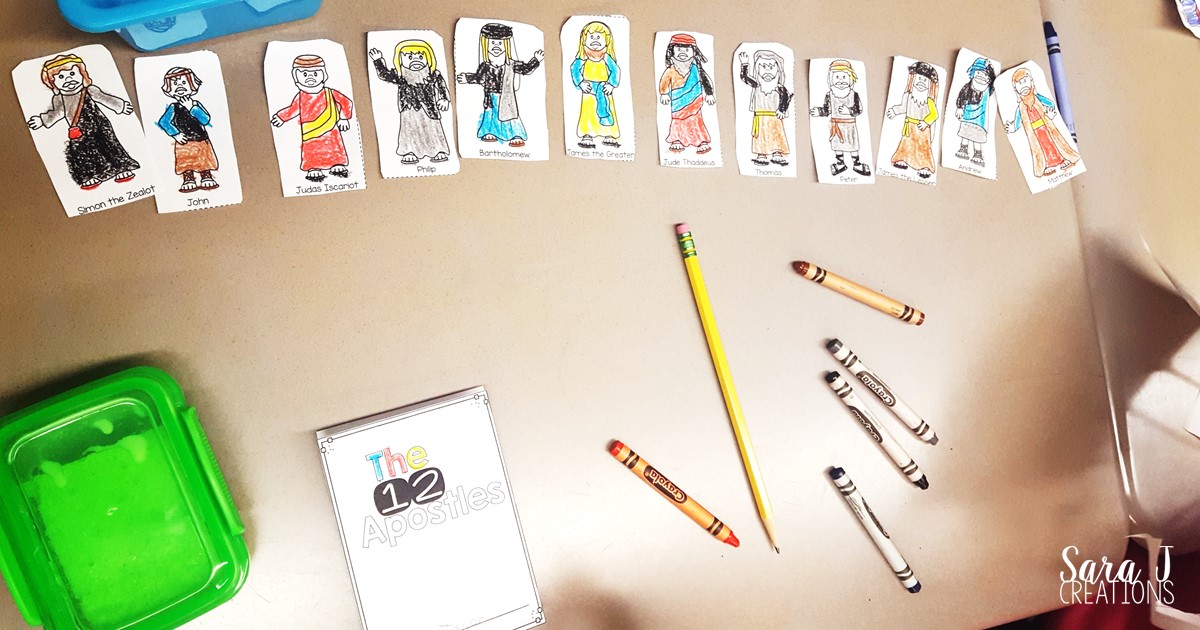 Learning the 12 Apostles | Sara J Creations