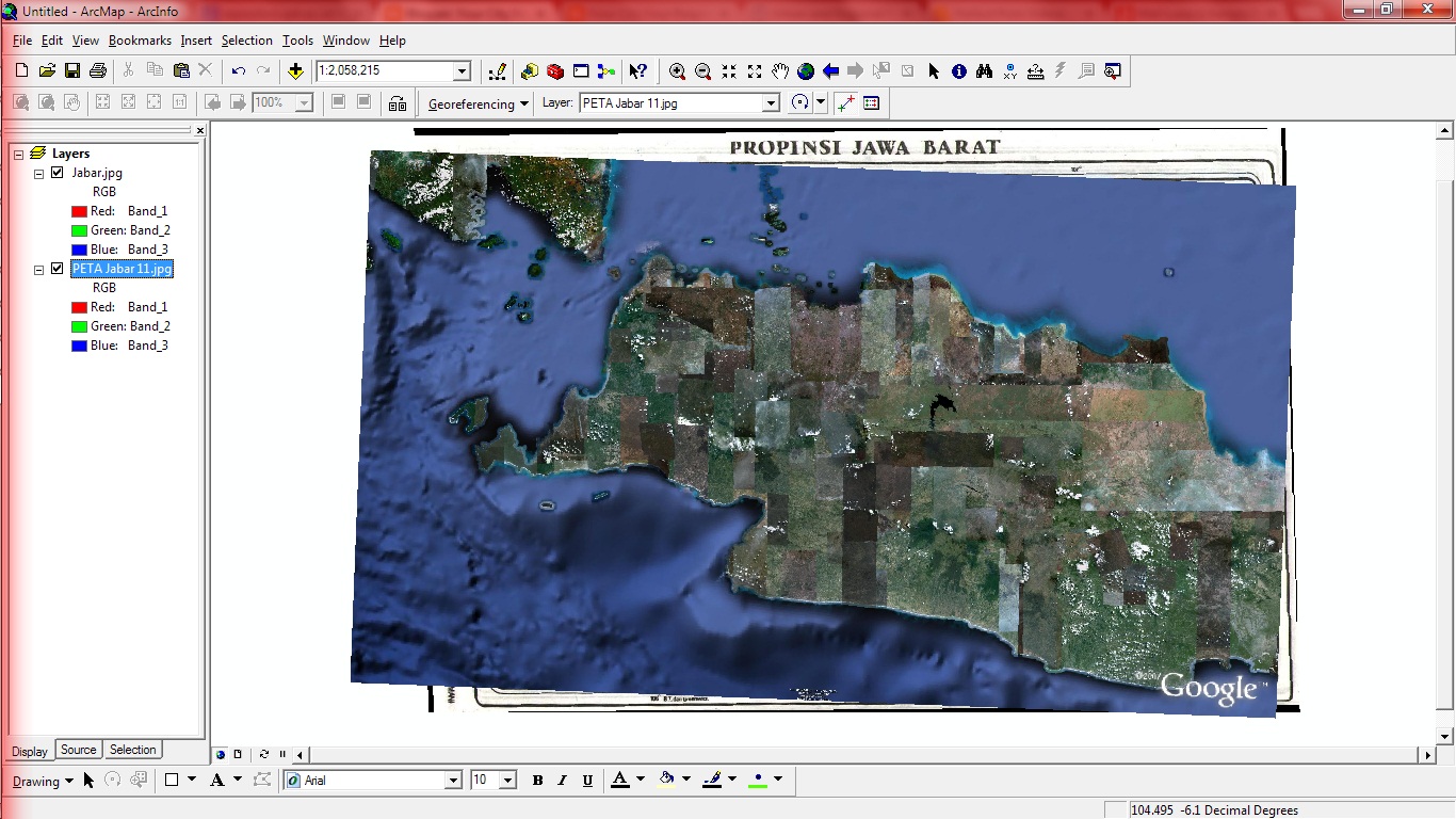 Damn !! I Love Suradjiwijaya Clan: Georeferencing Citra/Map digital ...