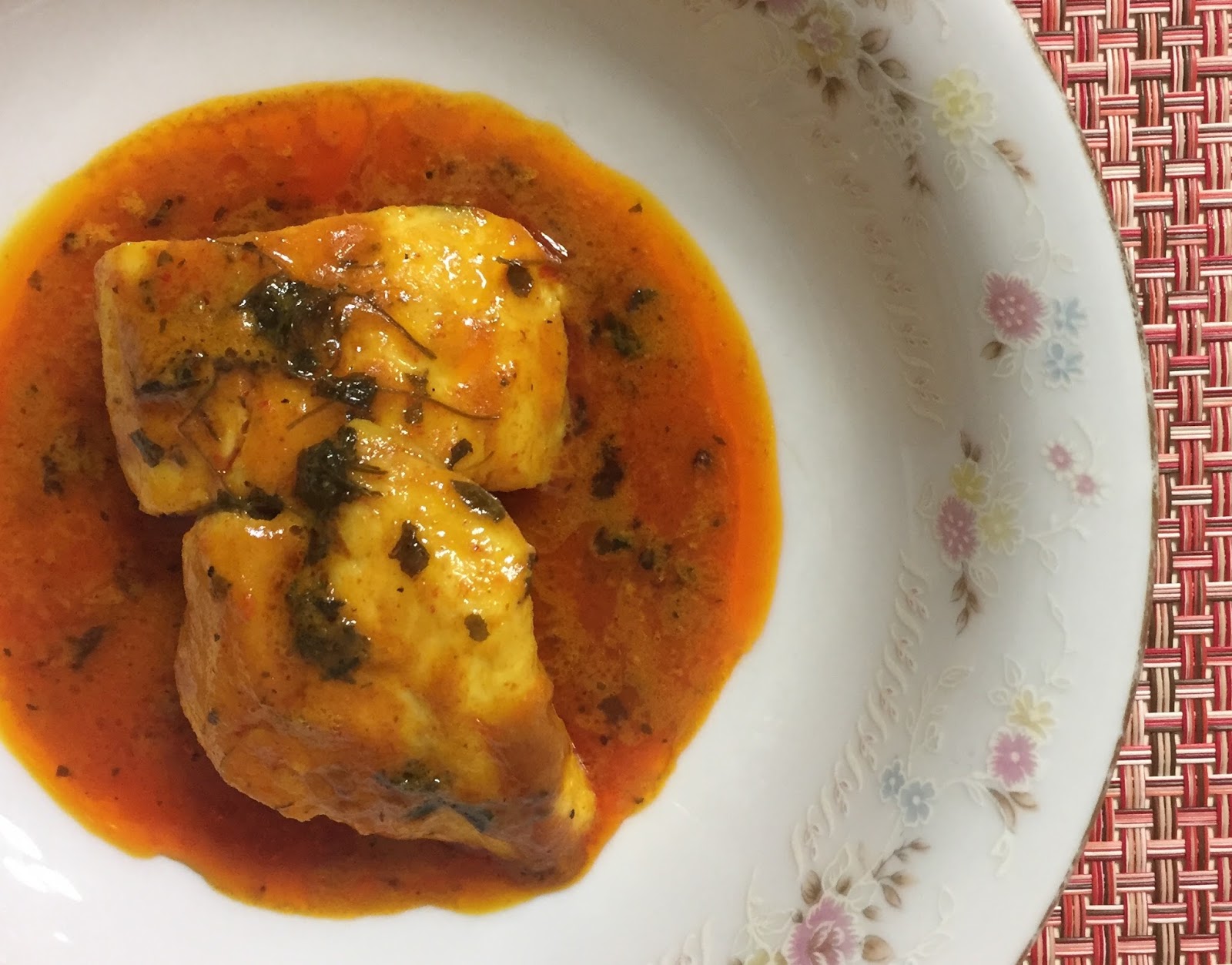 Fish and Fenugreek - A minimalist gourmet dish