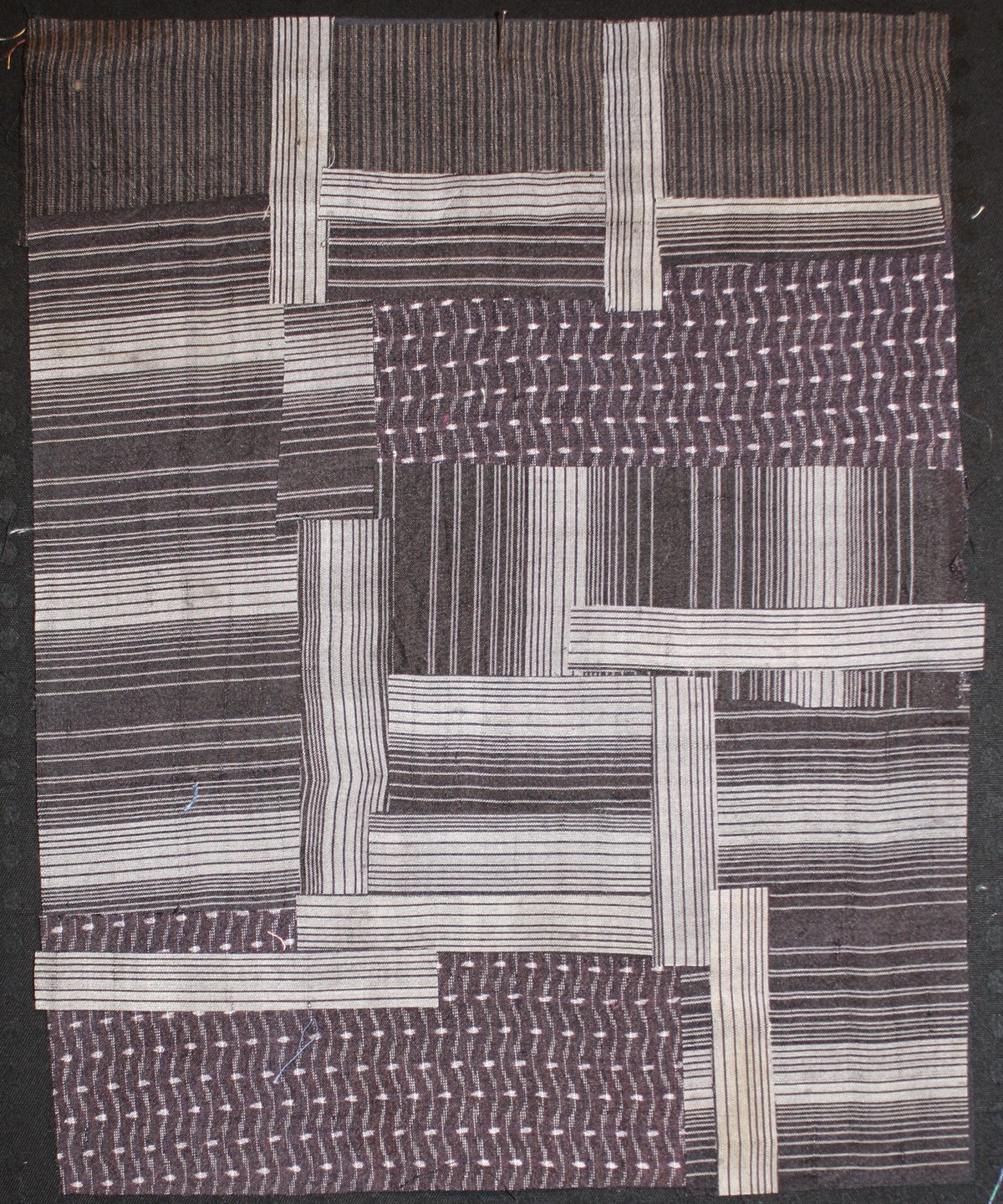 Living and Dyeing Under the Big Sky: Vintage Silk Collage Series