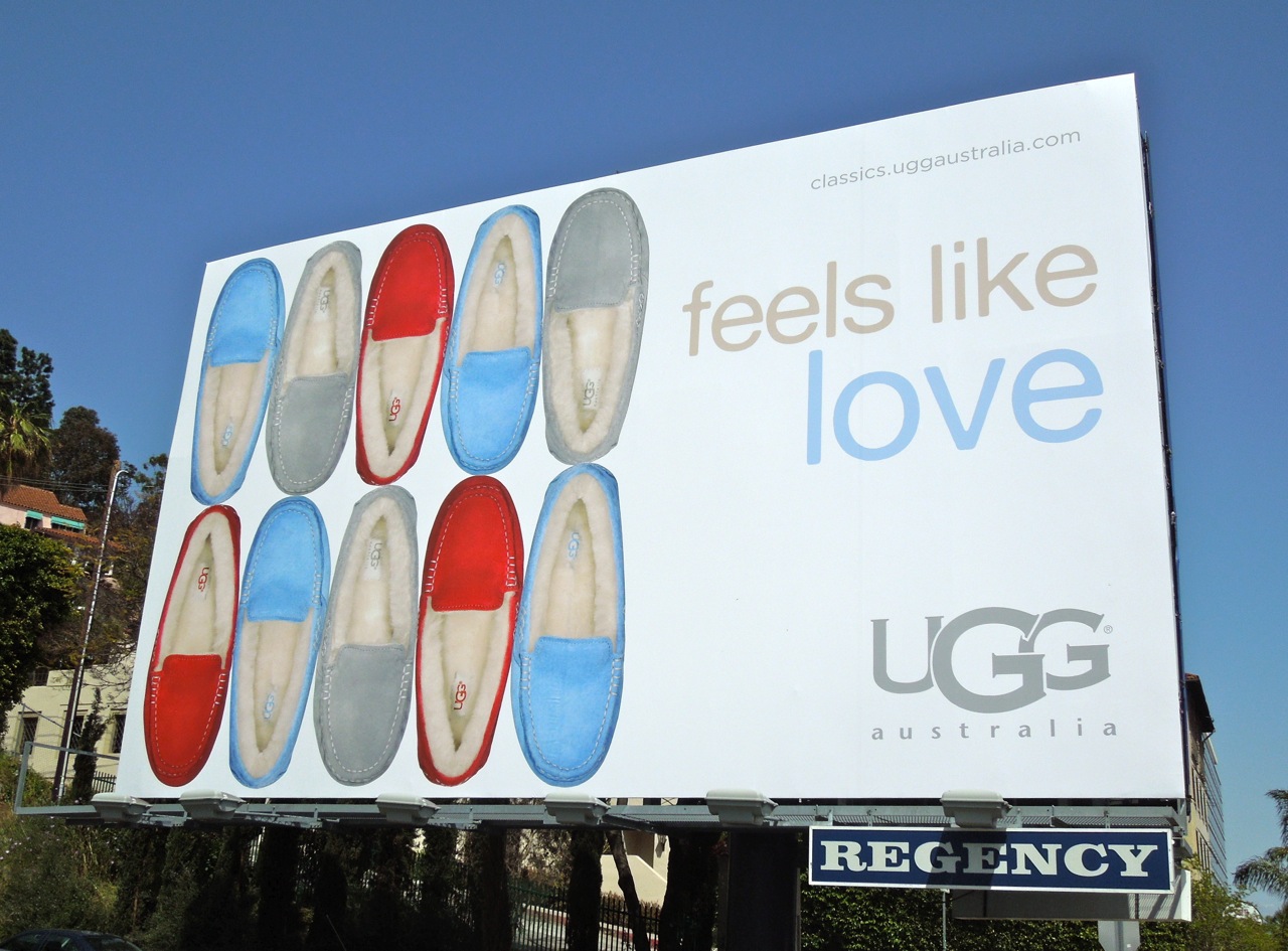 TRIO DAY: Classic UGG Australia Spring 2012 billboards... | Road Billboard