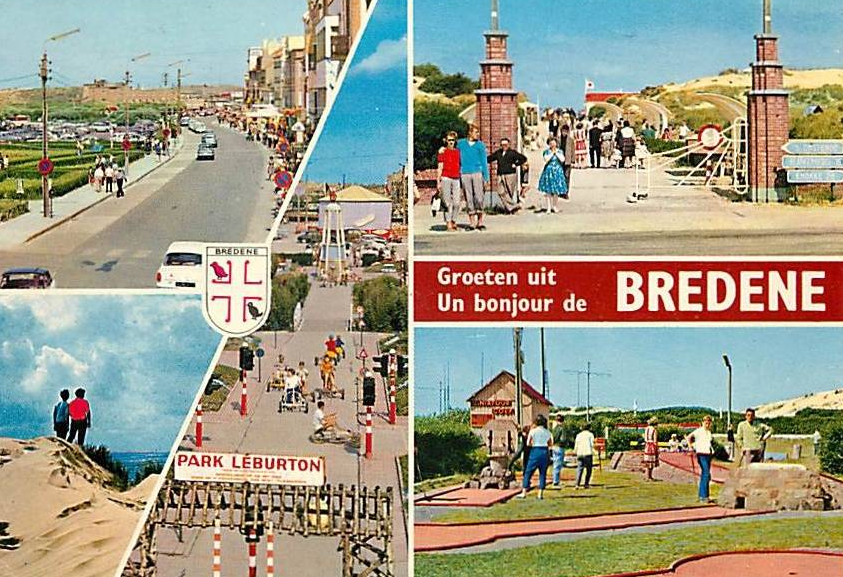 Bredene vroeger en nu: Bredene in Postkaarten, deel 1