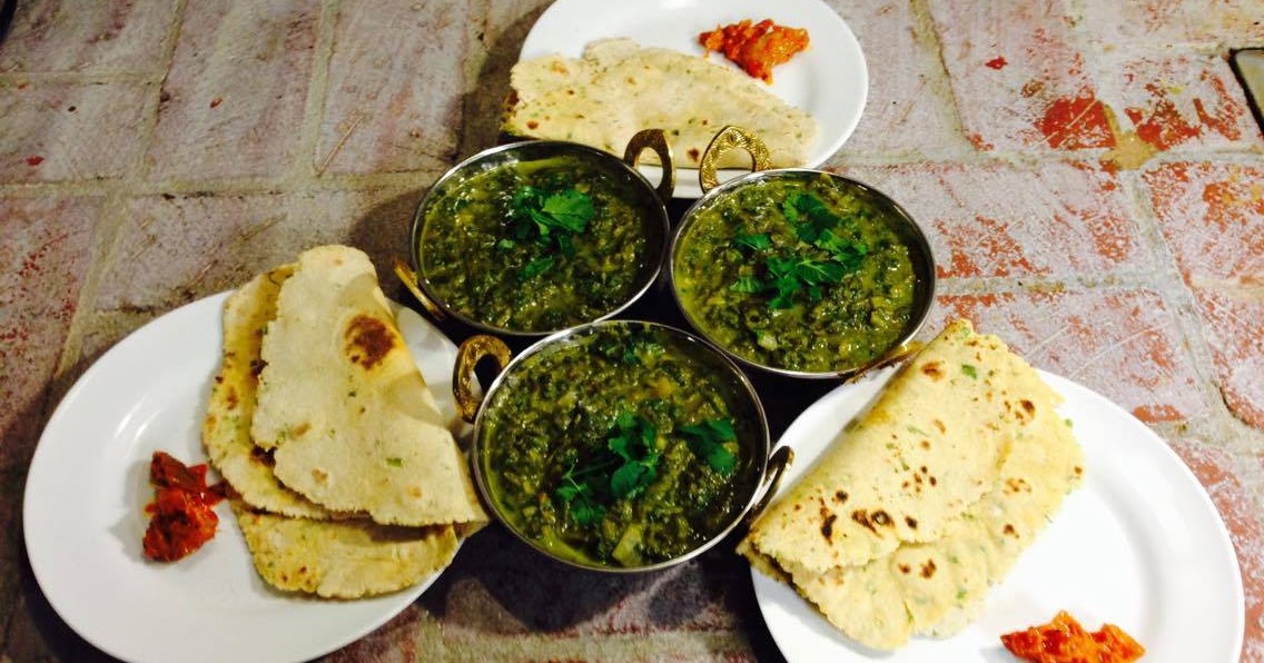 Blood Fire and Spice: Sarson ka Saag and Makki ki Roti (Indian greens ...