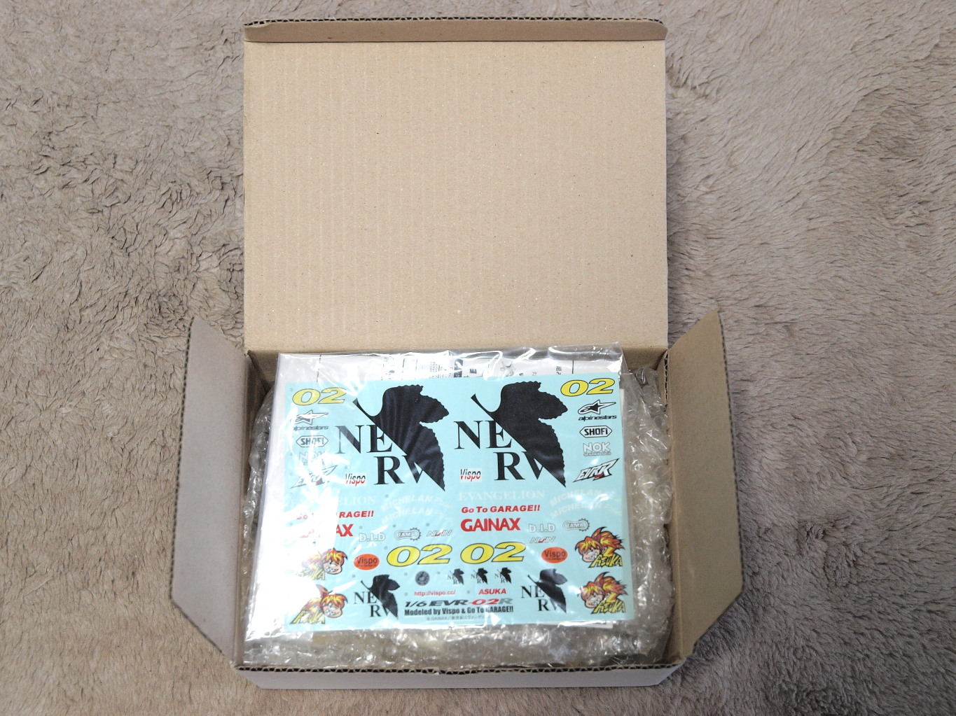 wheels: Vispo エヴァンゲリオン 1／6 Asuka Racing Ver & EVR-02R