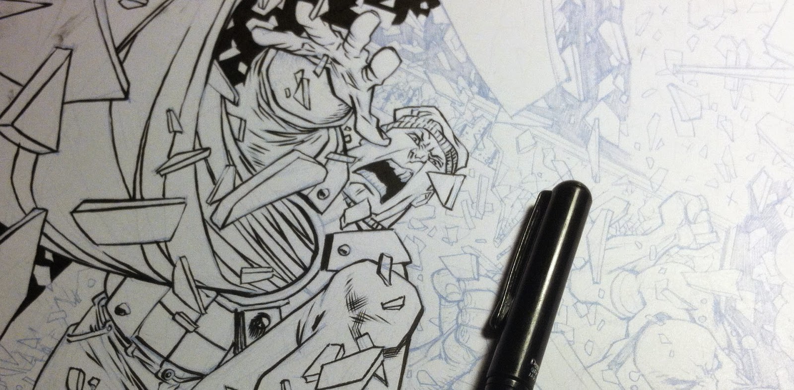 Drawing Comics: Inking Practice