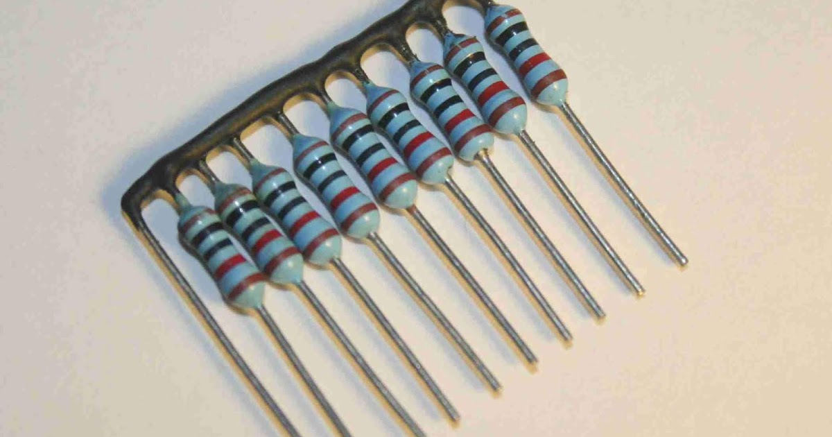 JonDent - Exploring Electronic Music: Resistor arrays