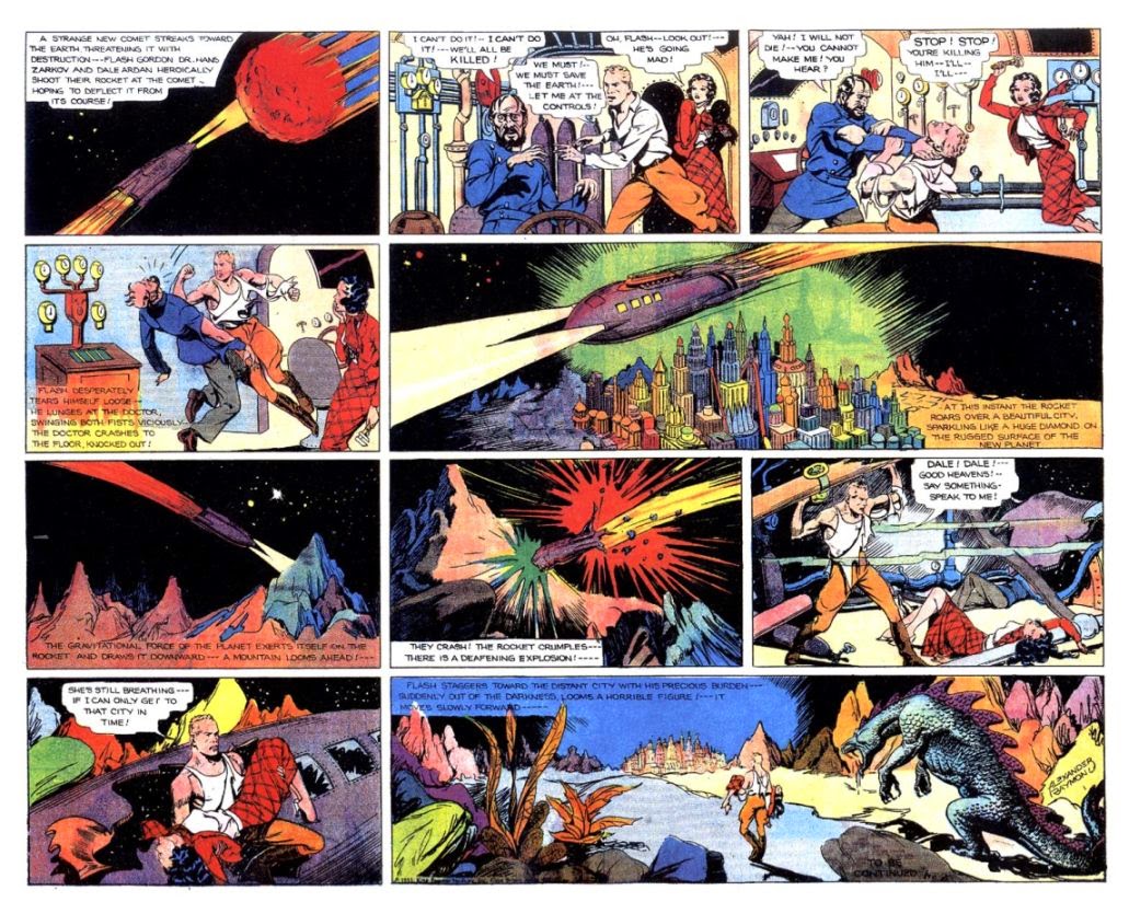 Old Comics world: Flash Gordon S001 (1934) (On The Planet Mongo) - King ...