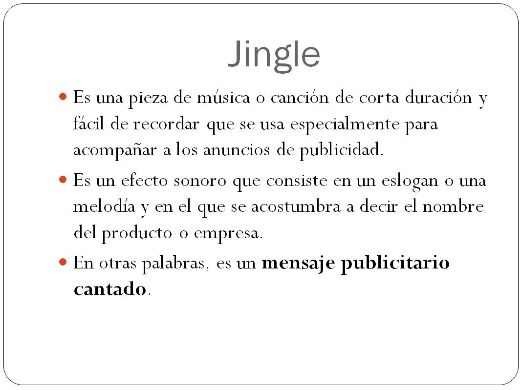 3º Audición y Lenguaje: Jingle, sintonía, entradilla y careta