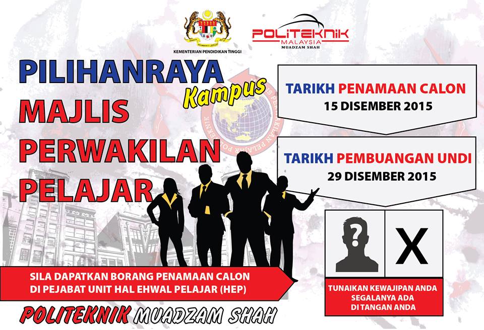 Majlis Perwakilan Pelajar Politeknik Muadzam Shah Pilihanraya Kampus Majlis Perwakilan Pelajar
