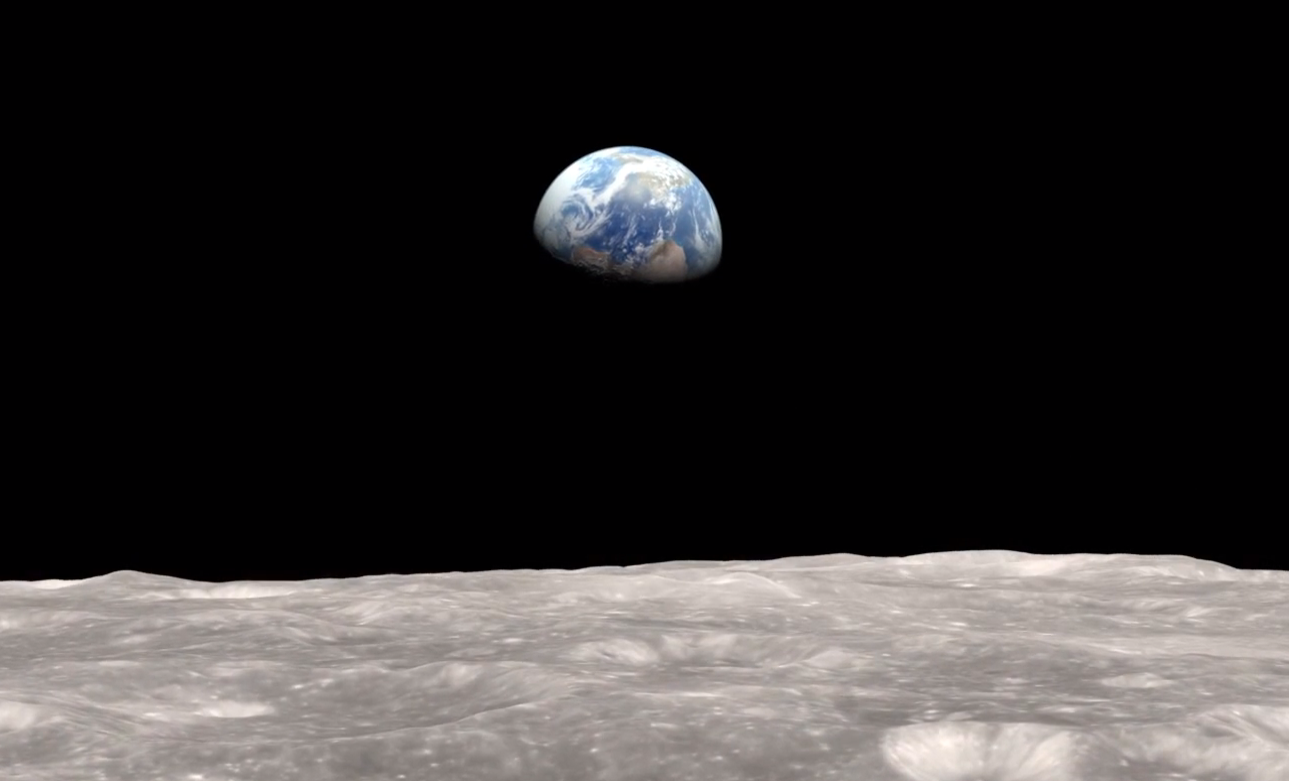 NEW PAPYRUS: Astronauts View First Earthrise Aboard Apollo 8
