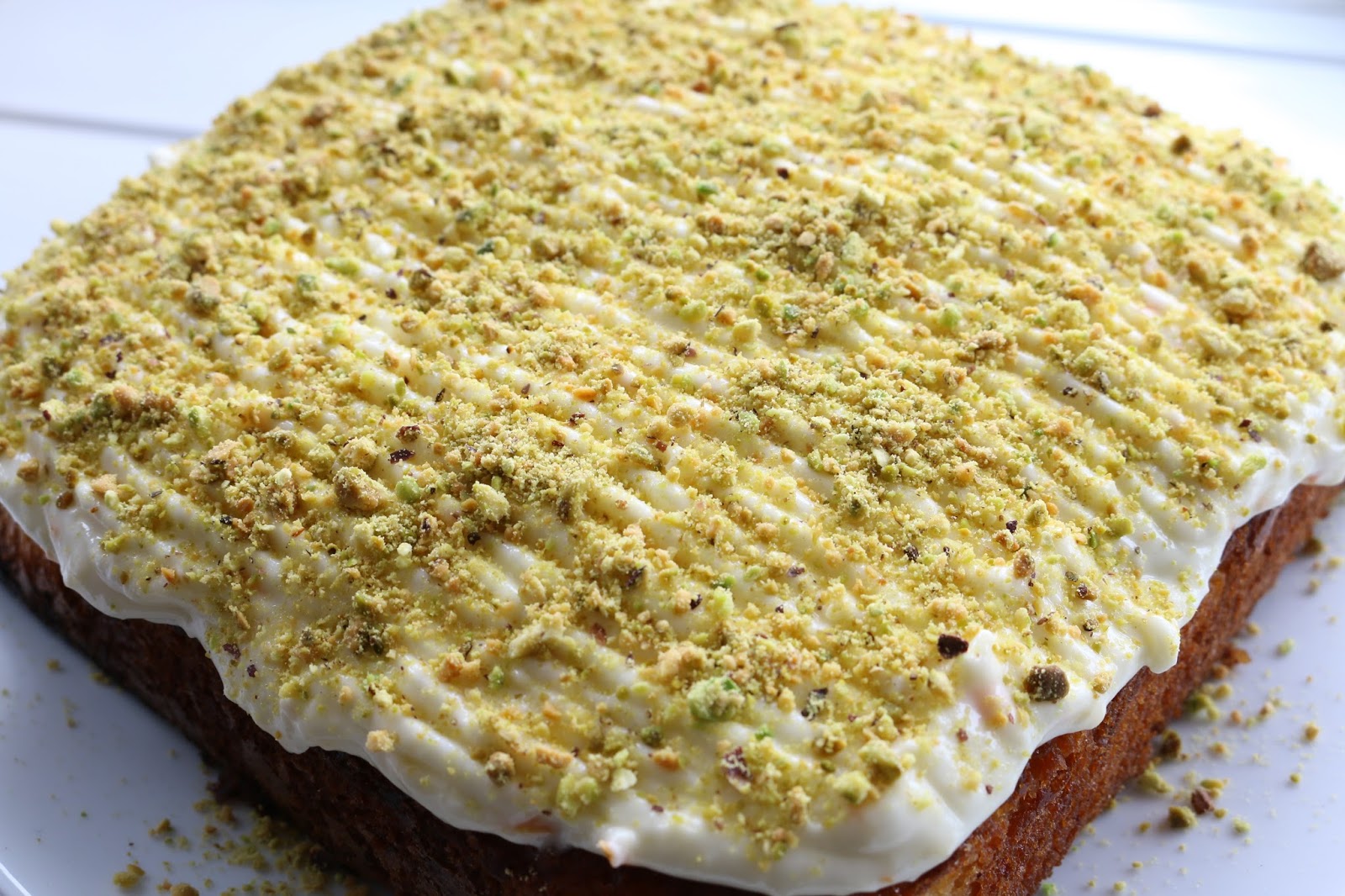 JibberJabberUK: Orange and pistachio cake