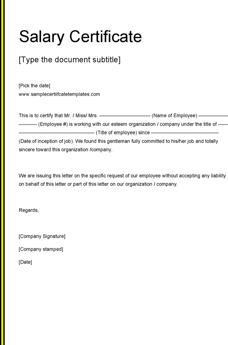 Format Of Salary Certificate Scribd India format-of-salary-certificate-scribd-india