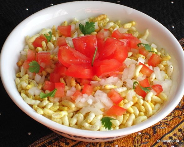 Masala Borugulu ~ Spicy Puffed Rice ~ Tamalapaku