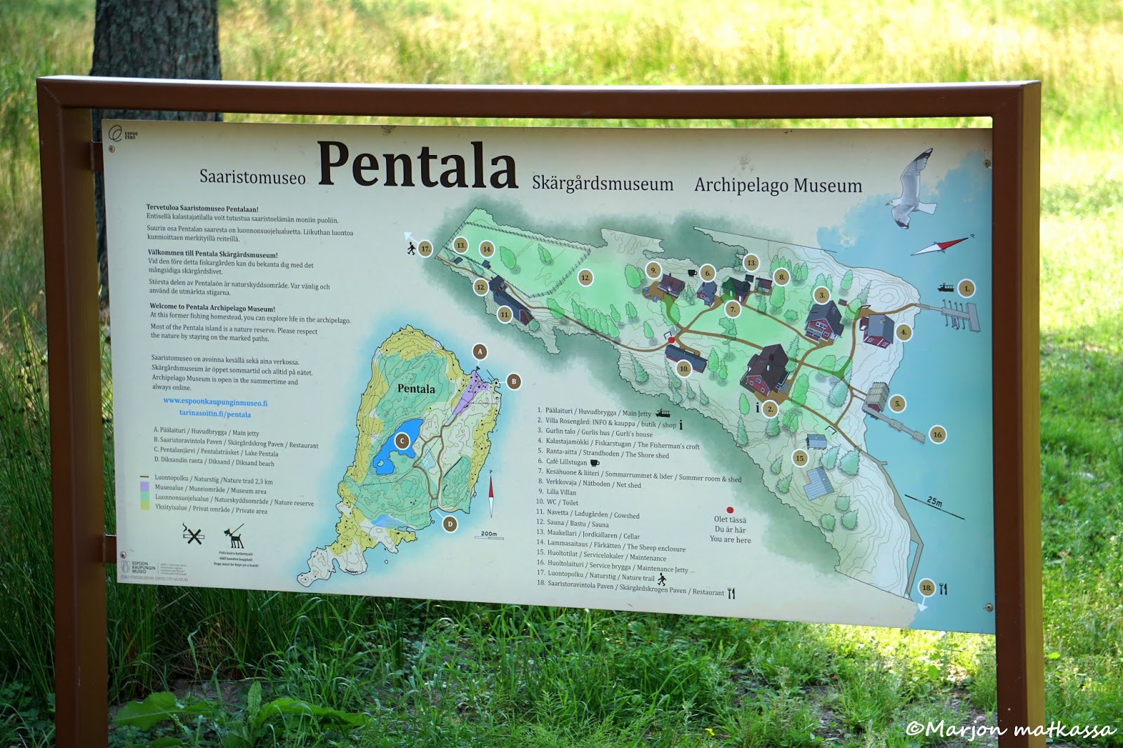 Marjon matkassa : Saaristomuseo Pentala tarjoaa upean luontokokemuksen