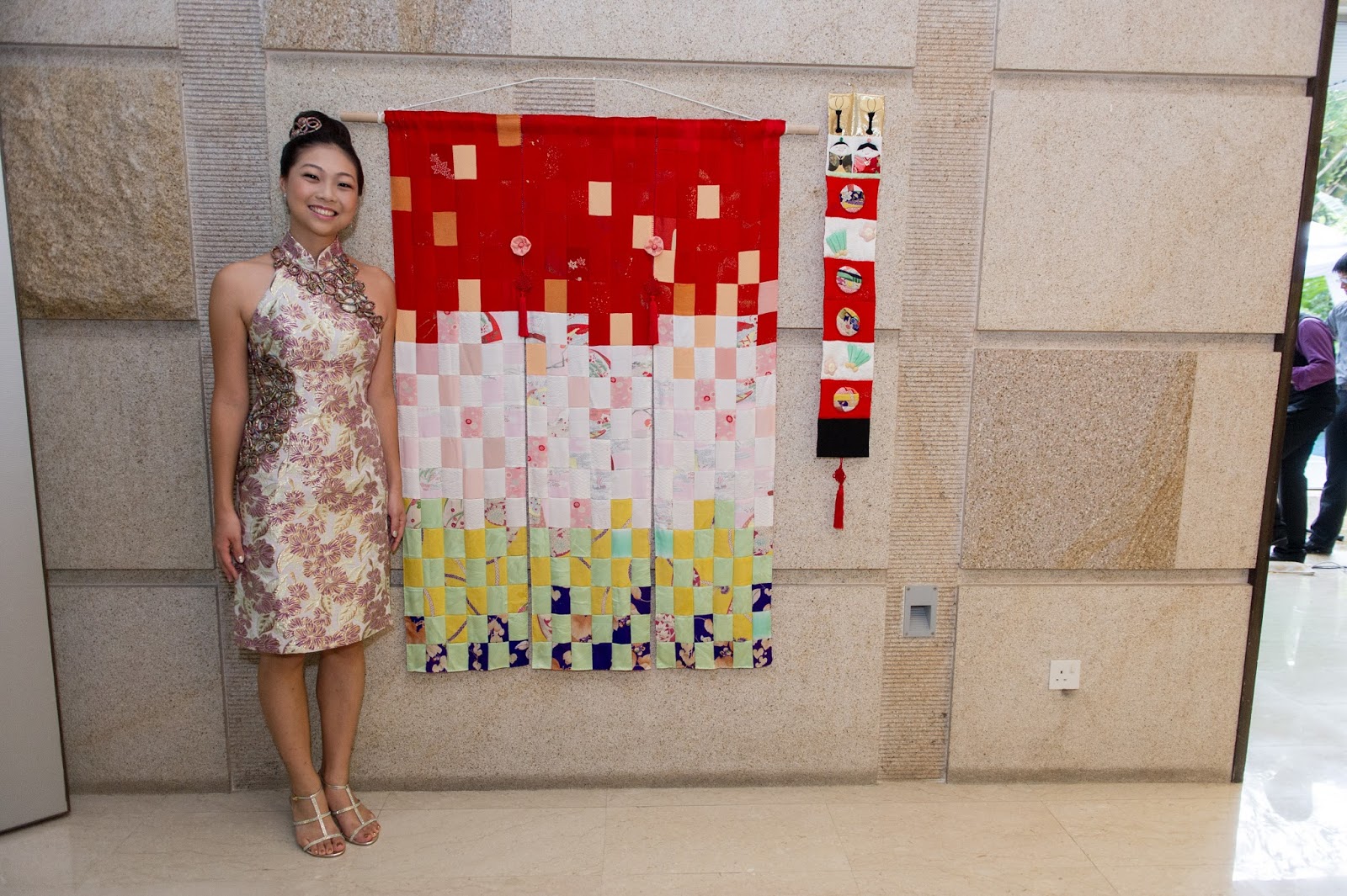 Mazzario: Cheongsam Shop (Singapore): Embroidery Mini Cheongsam