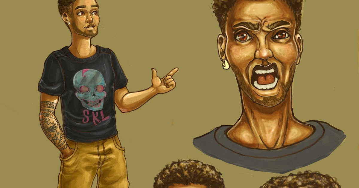 2D Character Design with Expressions