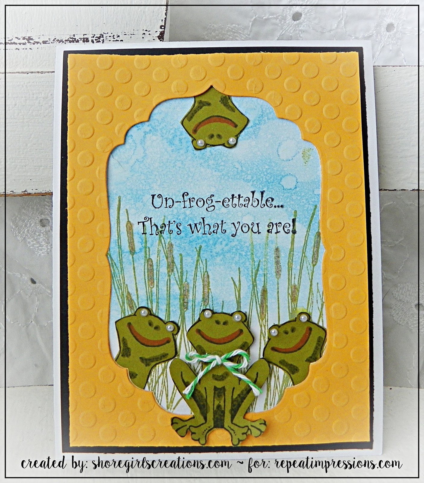 Shoregirl's Creations: Un-frog-ettable